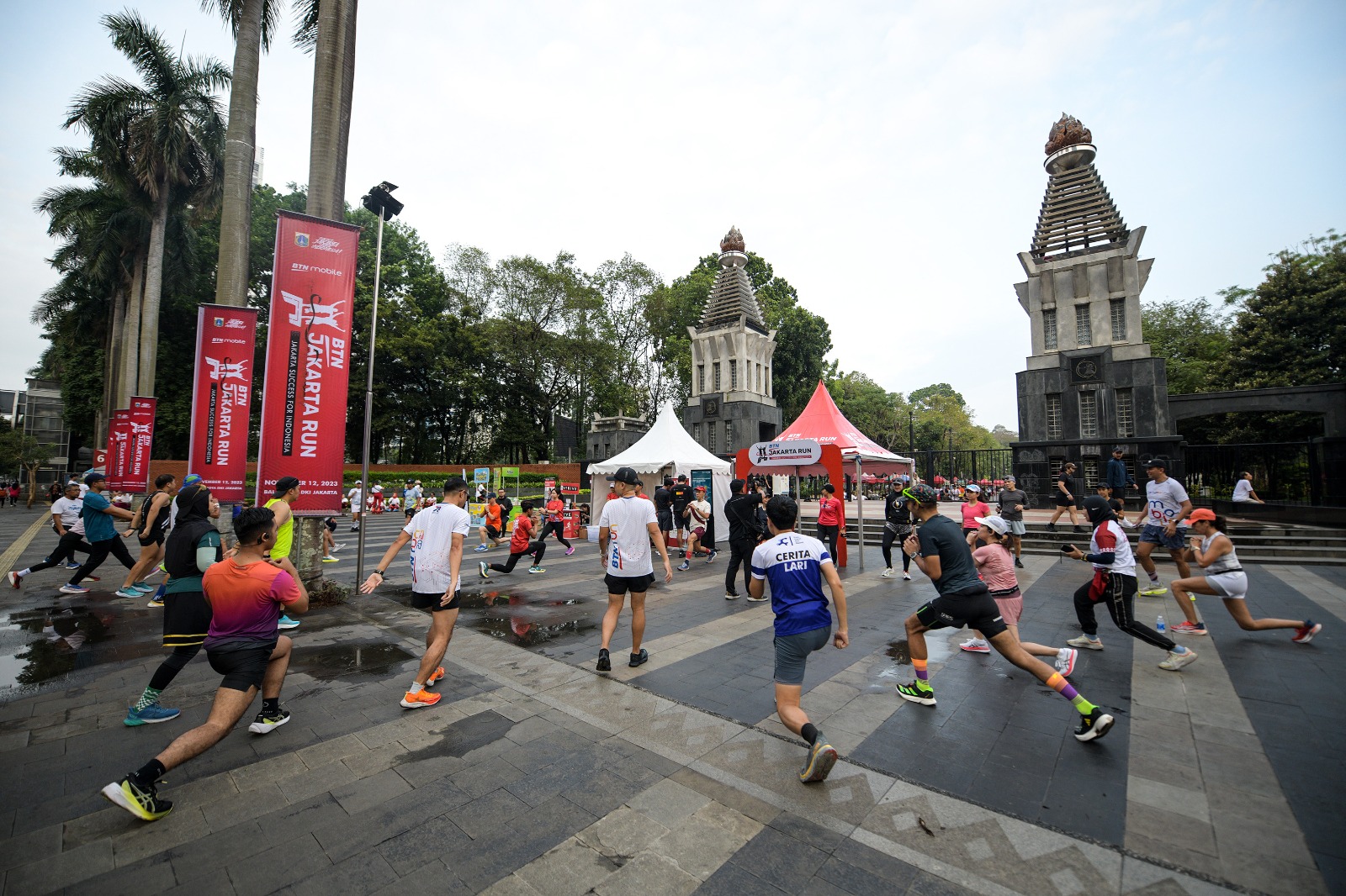 Banyak Jajanan Lokal Sambut BTN Jakarta Run 2023